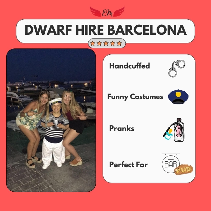 Barcelona Stag Do Dwarf Hire | Entertain-Ment